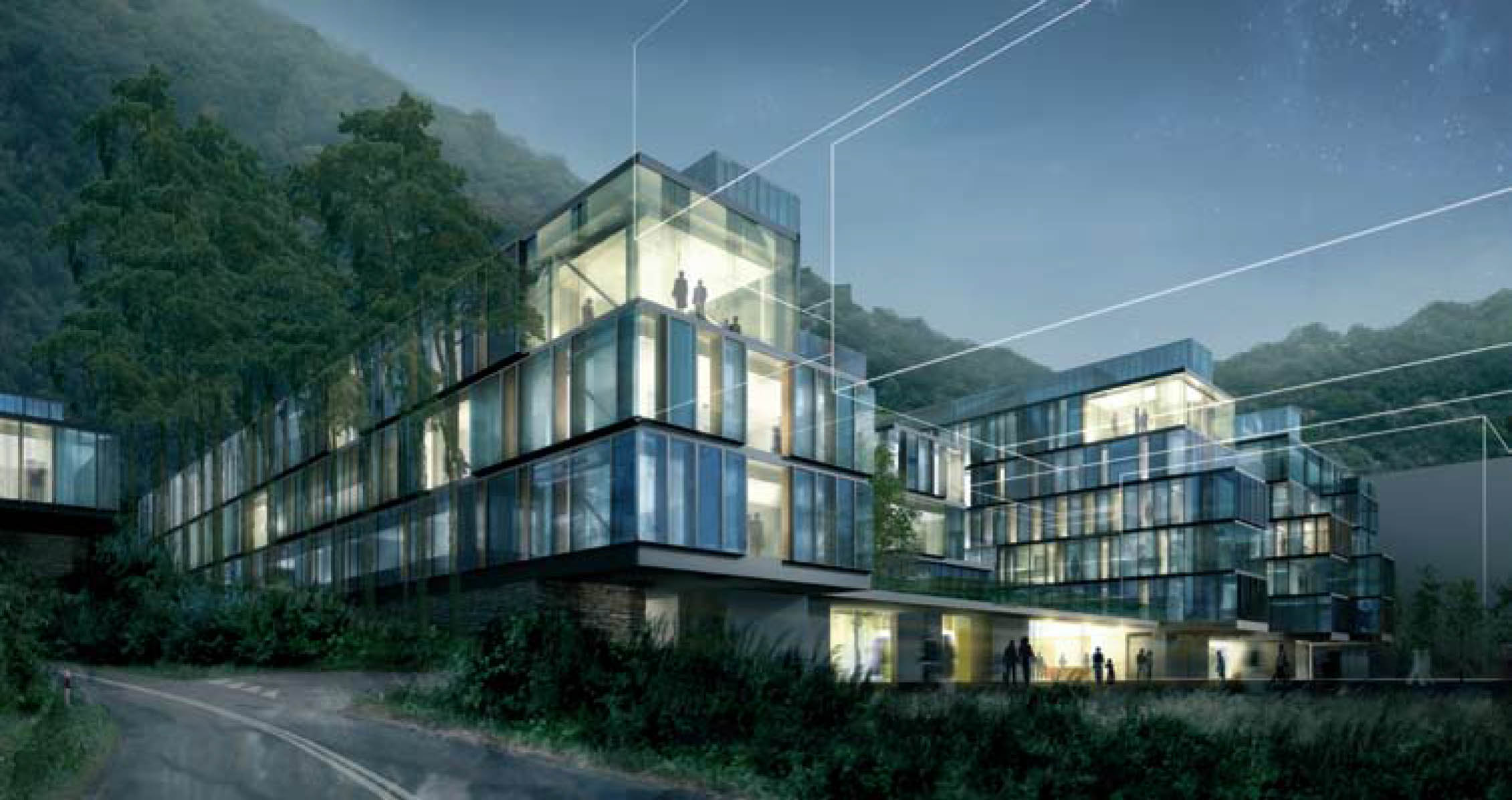 Haukeland universitetssjukehus, Glasblokkene - KORO